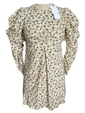 Zadig & Voltaire | Dresses | Nwt Zadig Voltaire Floral Puff Sleeve Mini ...